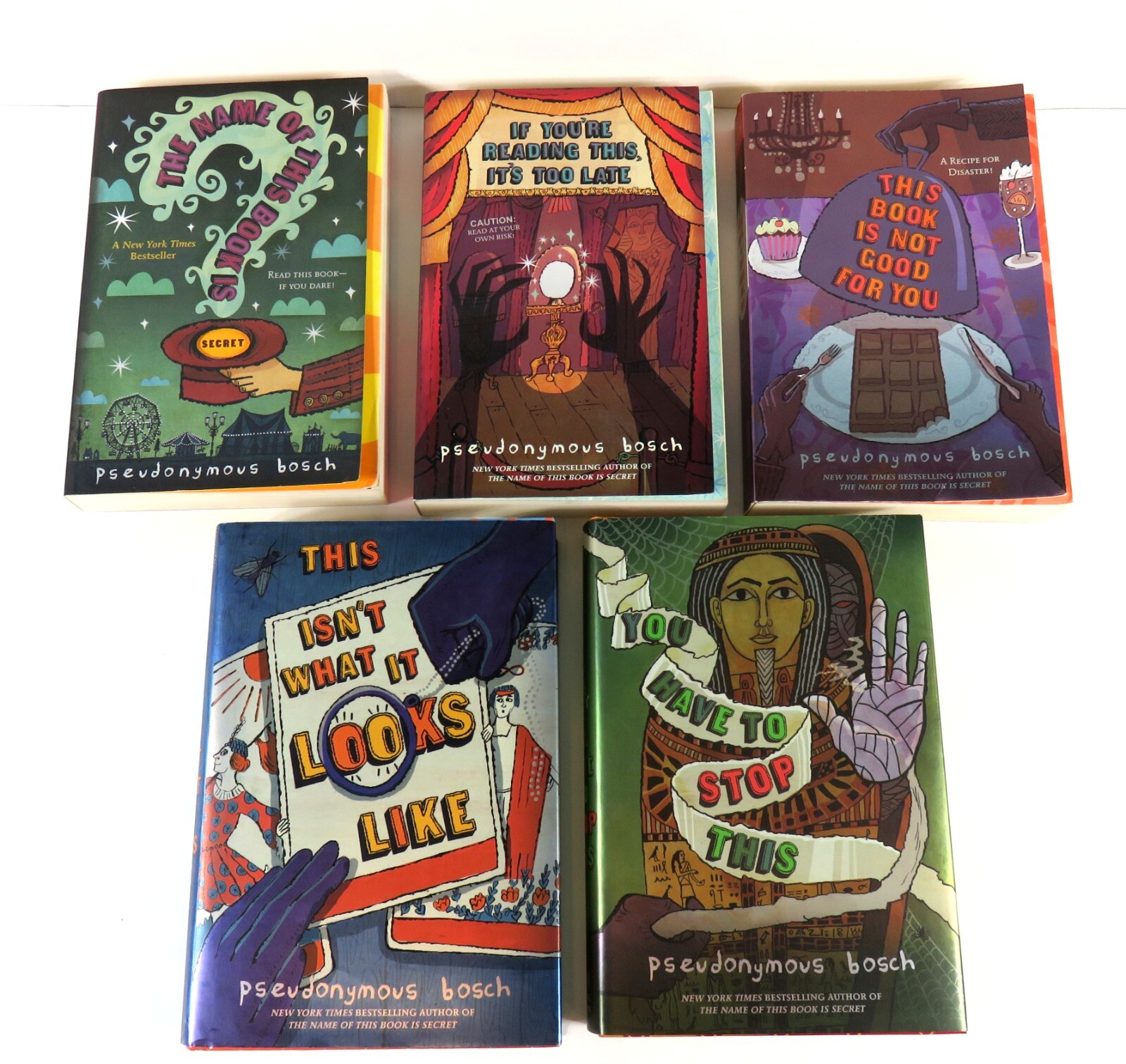 The Secret Series Complete Collection Set 1-5 Books Pseudonymous Bosch 9780316076265| eBay