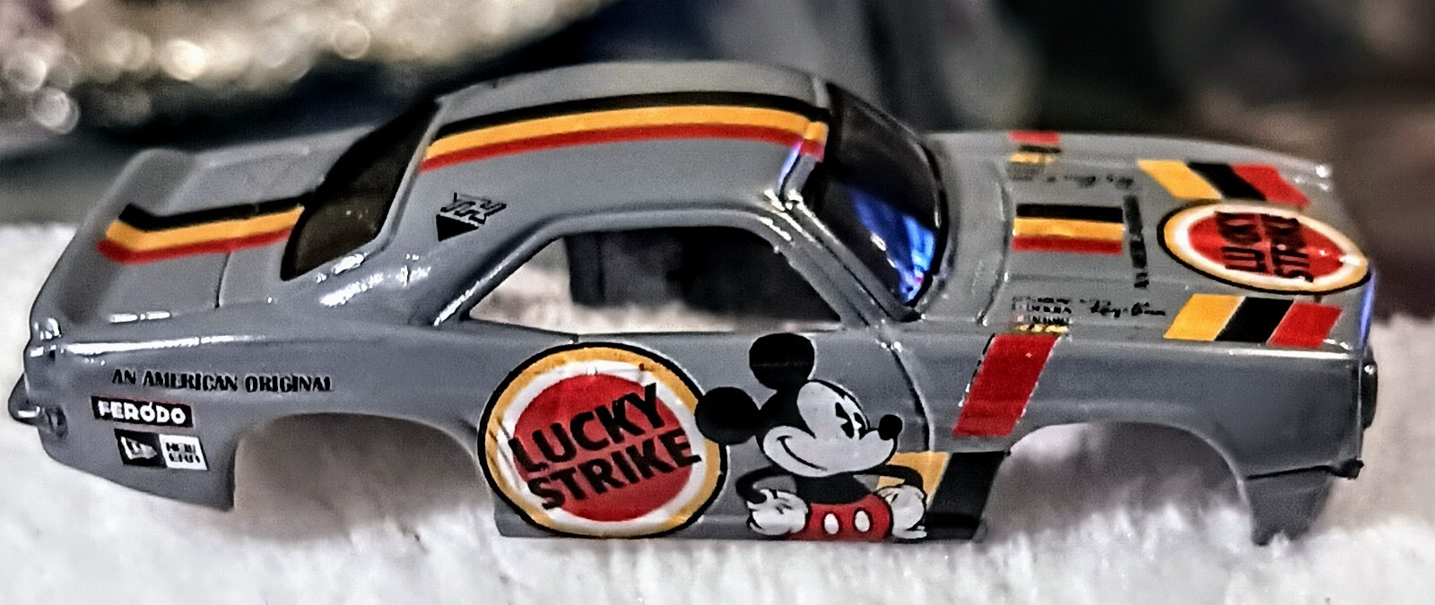 Auto World AFX Chevy Camaro Lucky Strike Gray Mickey Mouse new body ...