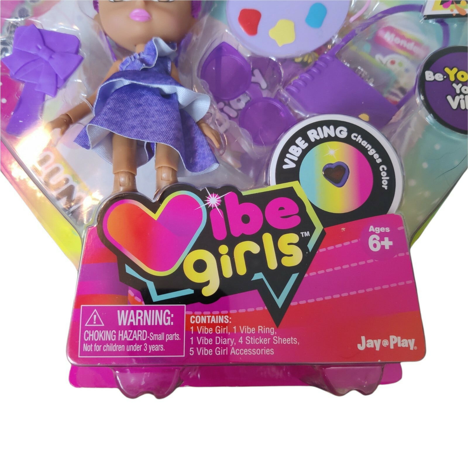 NIB 2021 VIBE GIRLS LUNA ART VIBE DOLL 50 STICKERS & VIBE DIARY | eBay