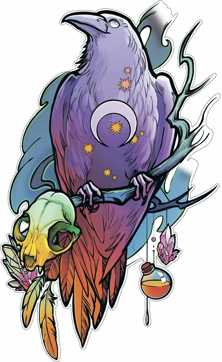 Cartoon Crow Tattoo