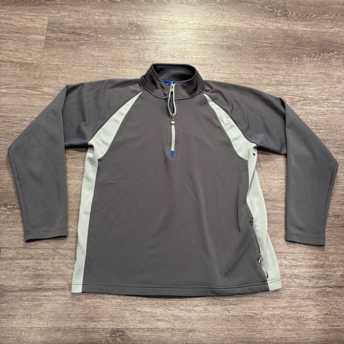 Alo Jacket Womens Small Gray CoolFit 1/4 Zip Long Sleeve Mesh Athletic ...