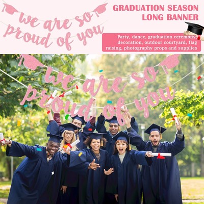 Graduation Graduation Party Decoration Pull Flags Personalized Letters ...