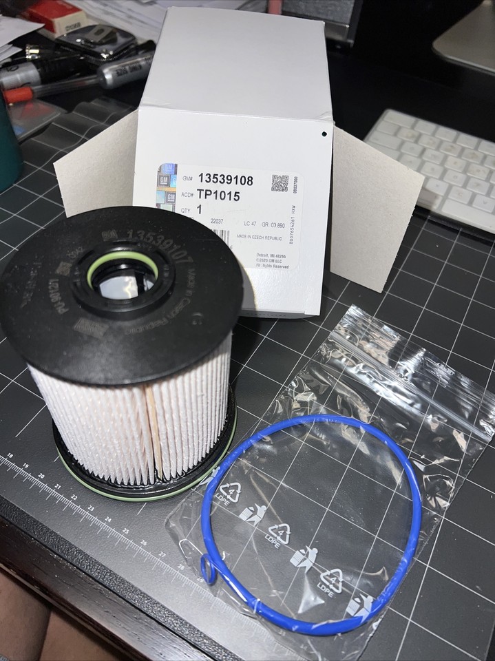 New OEM Genuine Chevy GMC ACDelco Pro Fuel Filter Kit Gaskets TP1015 ...