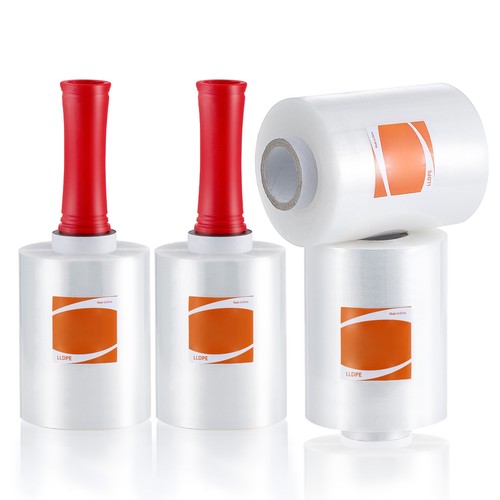 Strong Clear Pallet Stretch Shrink Wrap Pack Cling Film 5" x 1000' 4 ...