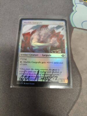 1x Signed Foil Marble Gargoyle Magic The Gathering Common | eBay