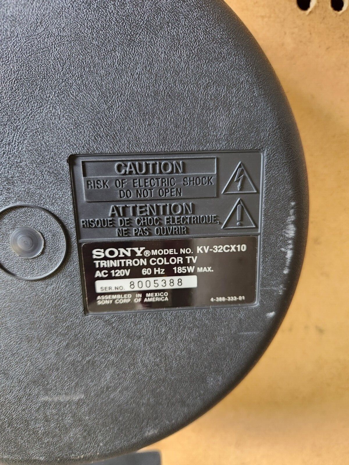 Vintage 1989 Sony Trinitron Television TV Console Solid Oak Wood | eBay