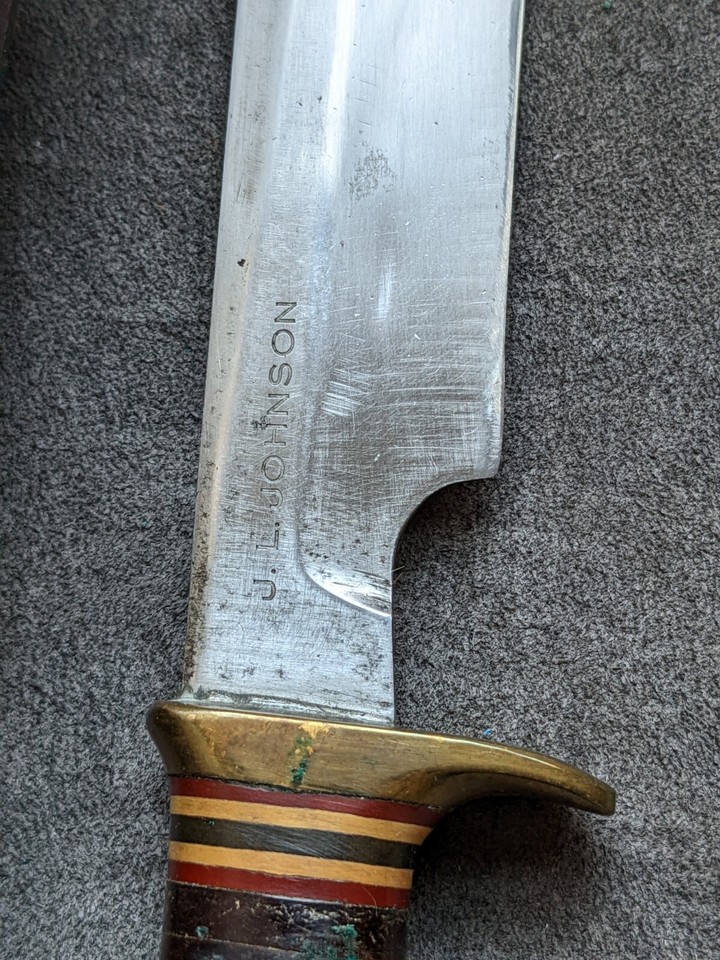 Vintage Used 1950s Randall Made Model 1 - 7 Fighter with Heiser Sheath ...