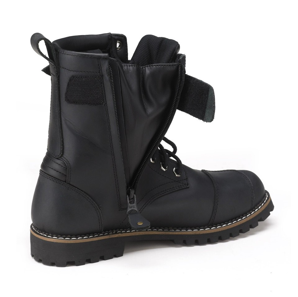 Kochmann Motorcycle Shoes Size 47 Rider Biker Boots Cafe Racer Chopper ...