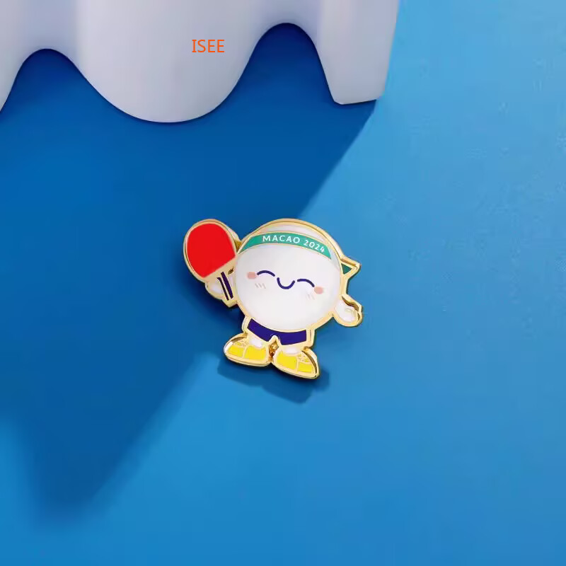 ITTF World Cup 2024 Table Tennis Mascot Pin Official authentic Souvenir ...