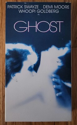 Ghost VHS Movie Full Screen Paramount Grey Tape Ditto Patrick Swayze ...