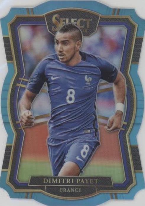 2017-18 Panini Select - Mezzanine Die-Cut Dimitri Payet #196 Light Blue ...