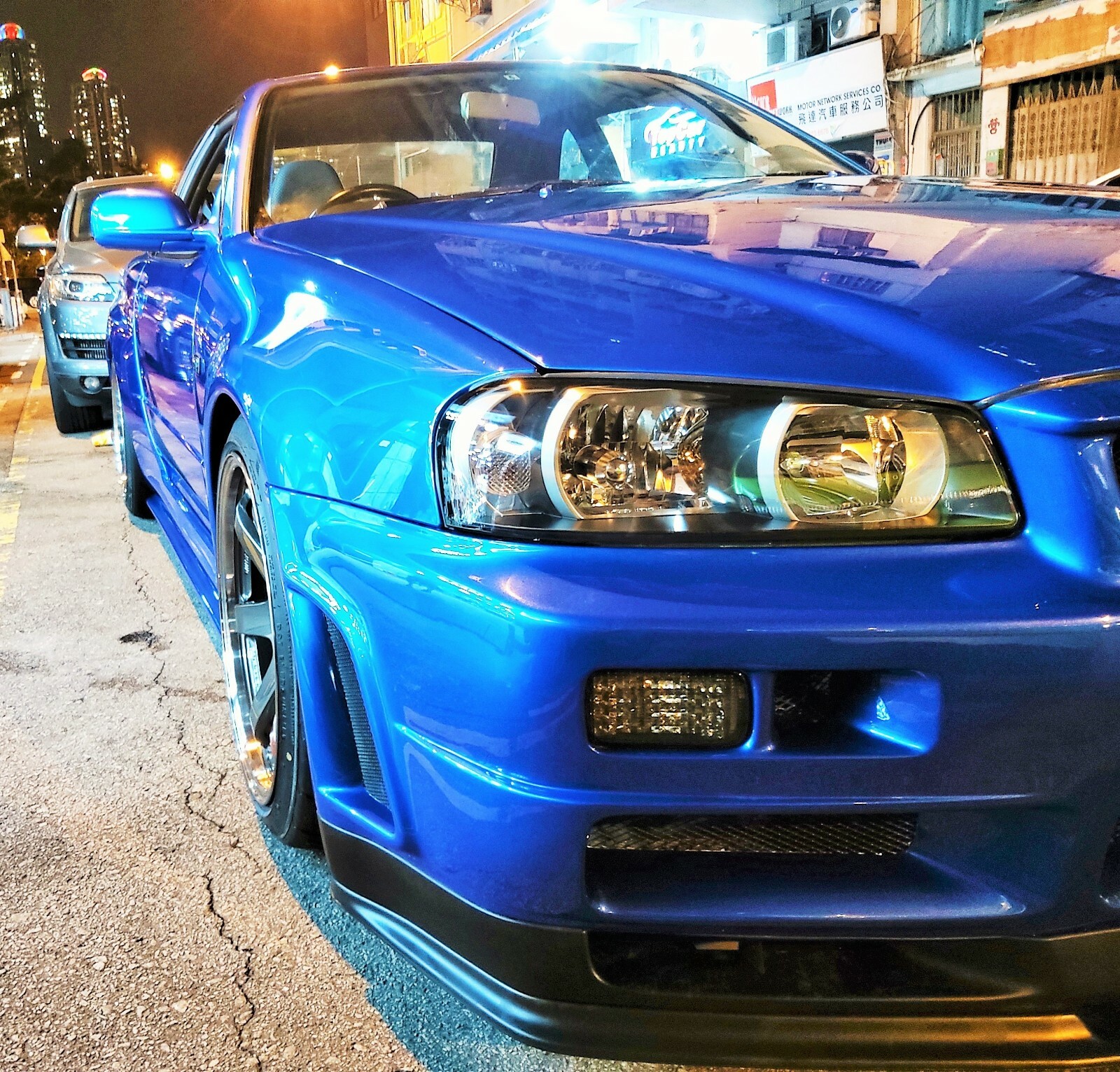 LED Front Turn Signal Light Set FOR Nissan Skyline R34 GTR GTT Smoke ...