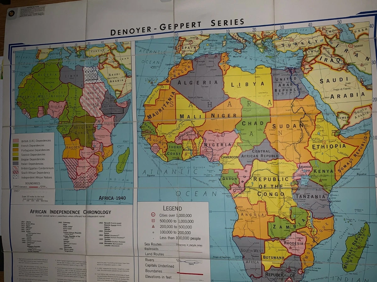 Thematic Map Of Africa