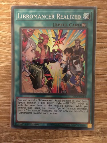 Yugioh | DIFO-EN088 - Libromancer Realized - Super Rare - 1st ed | eBay ...