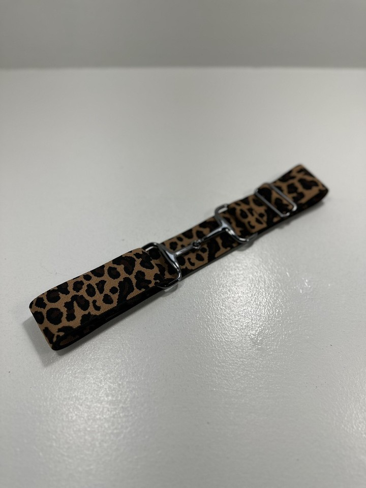 Equestrian Belt Elastic Adjustable Snaffle Bit Belt Cheetah Print Belt ...