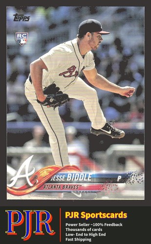 2018 Topps Update #US231 Jesse Biddle Atlanta Braves Extra 35% Off 4 ...
