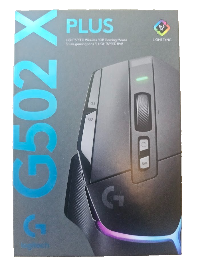 Logitech G502 X PLUS LIGHTSPEED Wireless Gaming Mouse Hero 'NIB ...