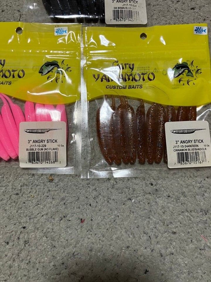 Gary Yamamoto Angry Stick Balsa Lure Set Topwater Bagley Gulp | eBay
