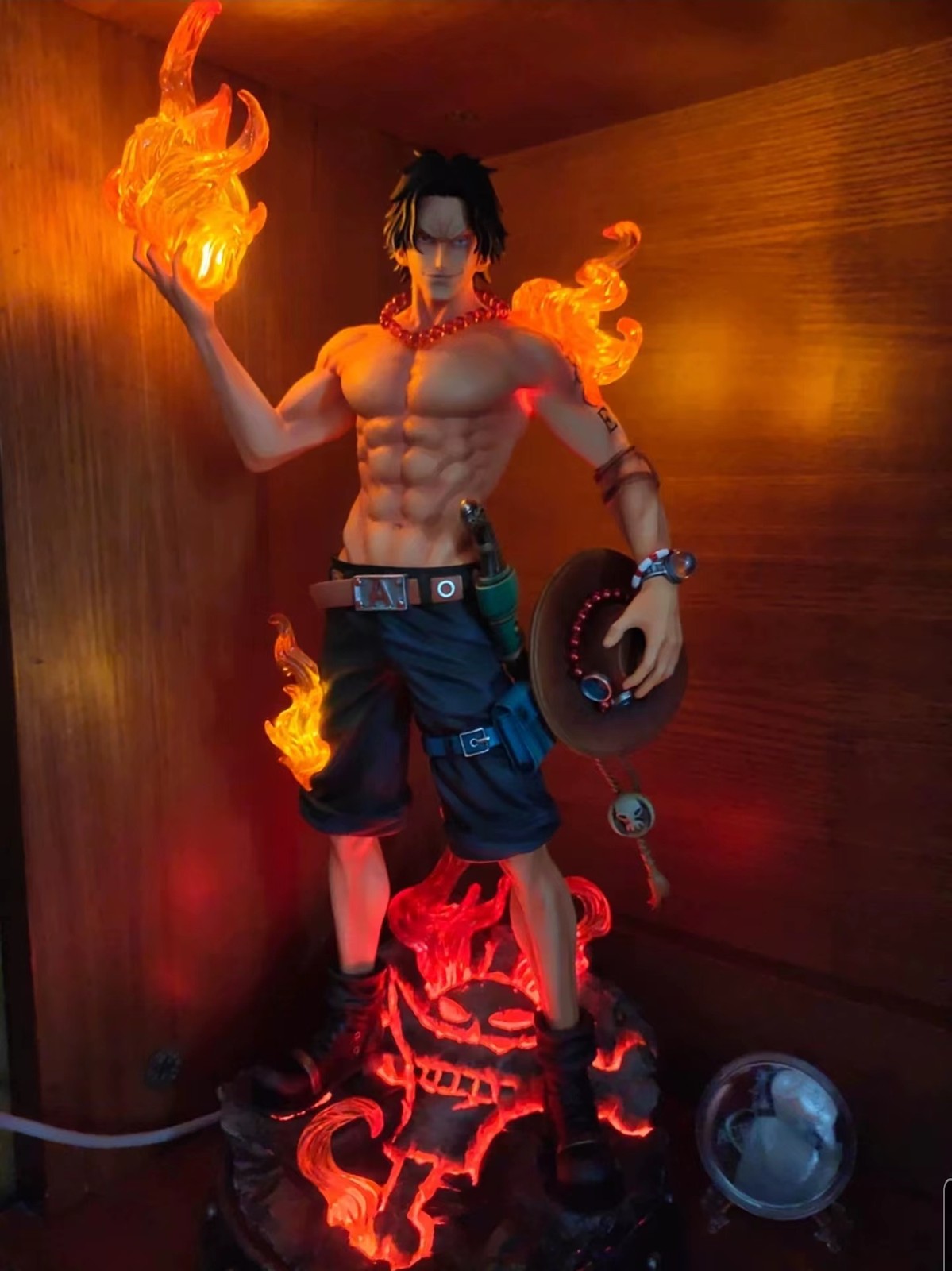 LC Studio One Piece Portgas·D· Ace Resin Model Painted Statue In Stock ...