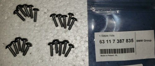 New Genuine Screw Set (20 per kit) (OE# 63 11 7 387 835) | eBay