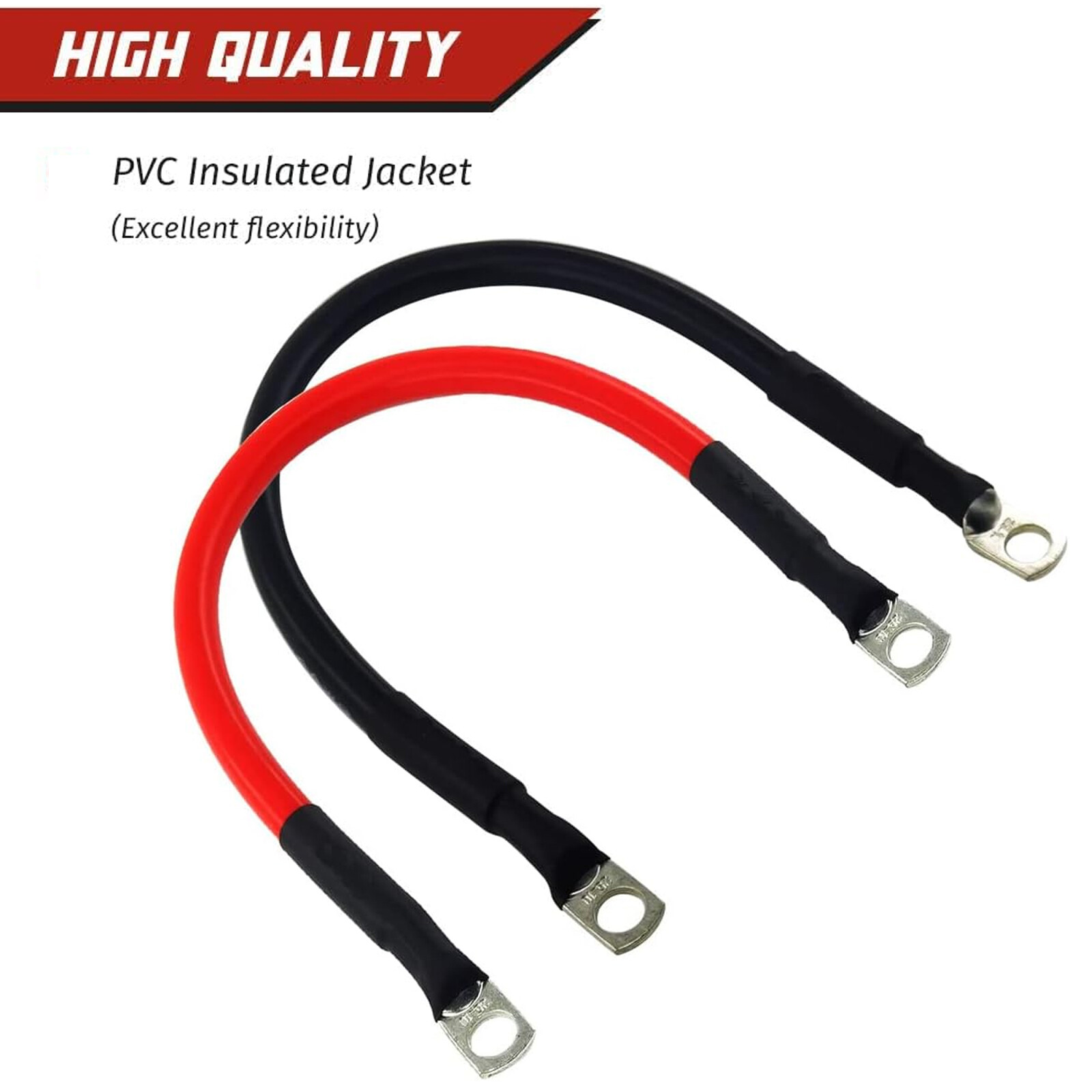 Battery & Switch Lead Power Strap Earth Positive Negative Cable 16mm² ...