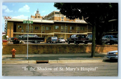 c1950's St. Mary's Hospital Ray Mar Hotel Inc. View Rochester Minnesota ...