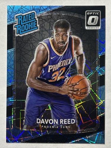 2017-18 Optic Black Velocity Prizm, Davon Reed Rated Rookie #ed 16/39 ...