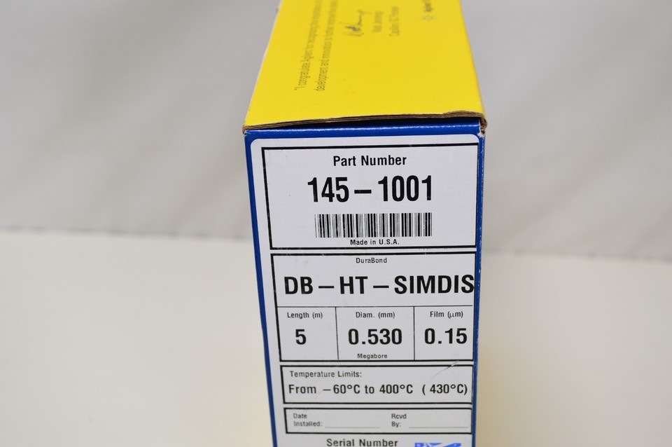 NEW Agilent J&W GC Capillary Columns 145-1001 | eBay