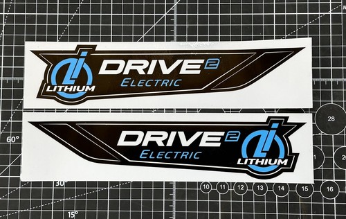 🔥 17+ Drive 2 LITHIUM 🔋 Decal Sticker For Yamaha Electric Golf Cart ...