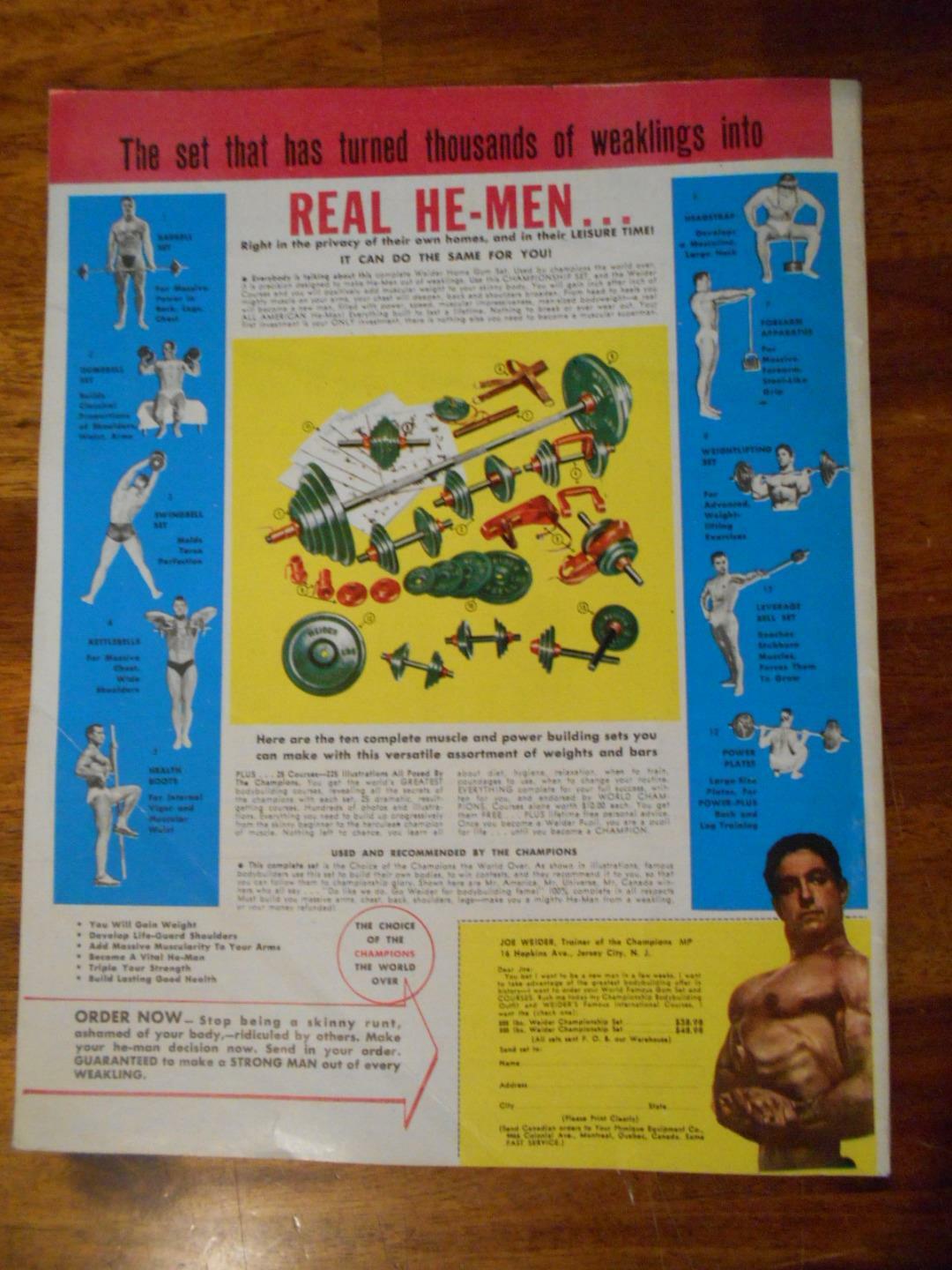 MUSCLE POWER bodybuilding fitness magazine REX RAVELLE 7-54 | eBay