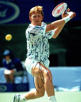 Boris BECKER Signed 10x8 Autograph Photo + Dealer COA Wimbledon Tennis ...
