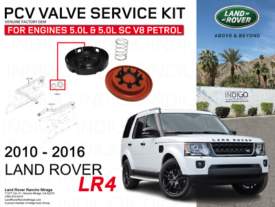 LAND ROVER LR4 PVC VALVE SERVICE KIT 5.0L & 5.0L SC & 3.0L SC LR4 ...