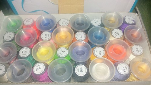 63 Spools Brother Colors Polyester Embroidery Machine Thread for sale ...