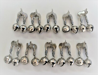10 Pieces Fishing Double Spring Clip Design Bells Twin Alarm Bells ...