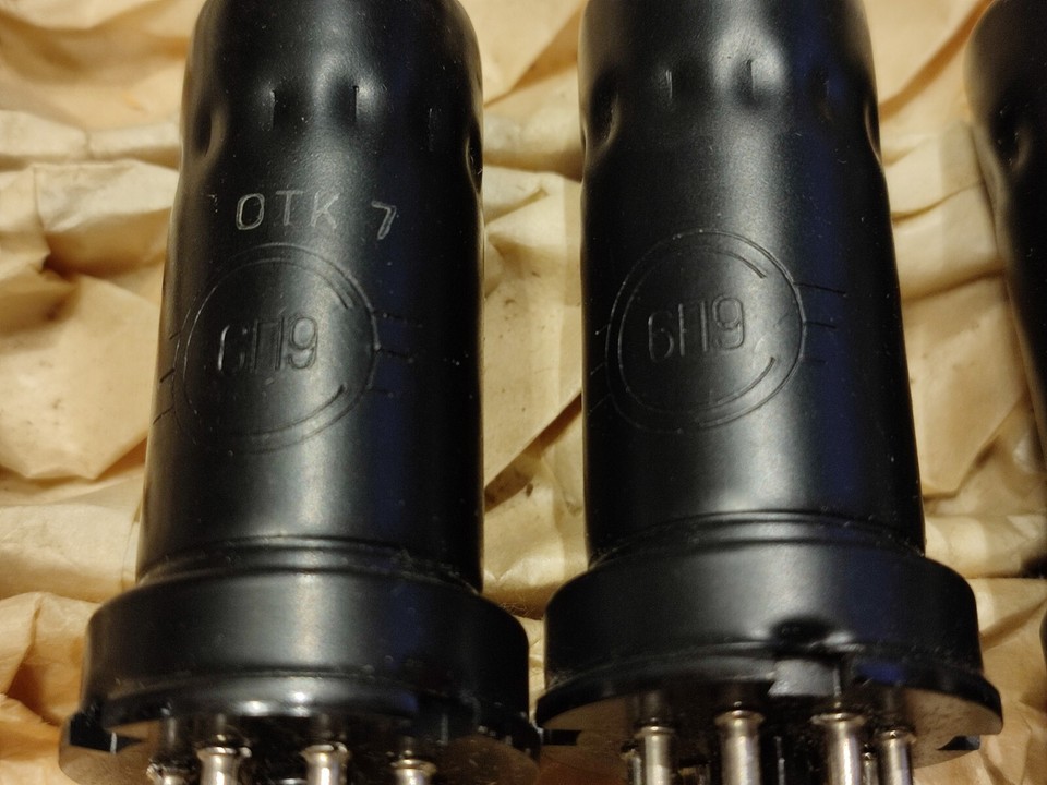 8pcs 6P9 /6AG7/ - 6L10 Russian Output Pentode Tubes NOS SAME DATE 70's ...