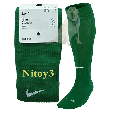 Nike Classic Knee High Dri-Fit Cushioned Soccer Socks-Youth/Women/Men ...