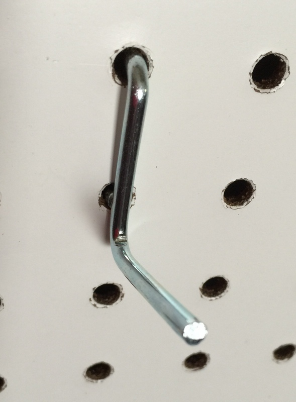 50 each 1 1/2 Angle & J Hook Metal Peg Garage Hanger Hooks -1/8 to 1/4 ...