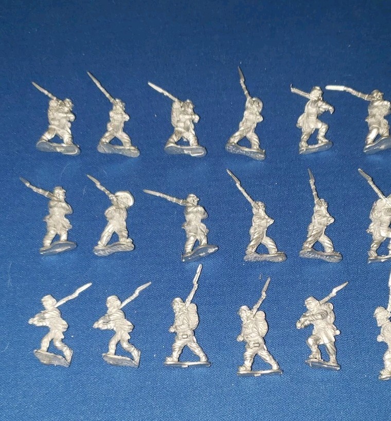 American Civil War Infantry Marching #1 Dixon Miniatures Metal 28mm | eBay
