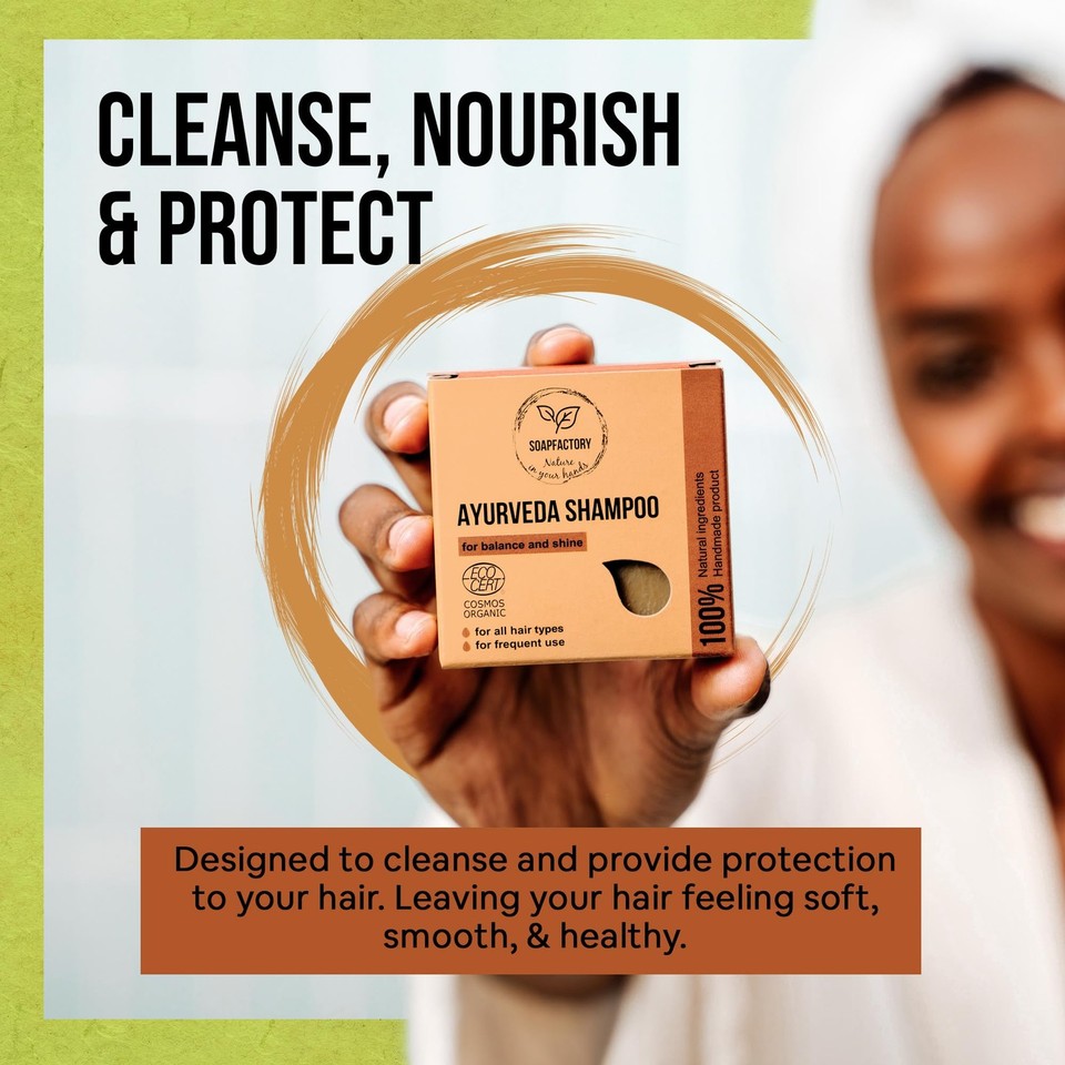 SoapFactory Ayurveda Solid Shampoo Bar with Castor Oil for Hair Growth, Ayurv... | eBay