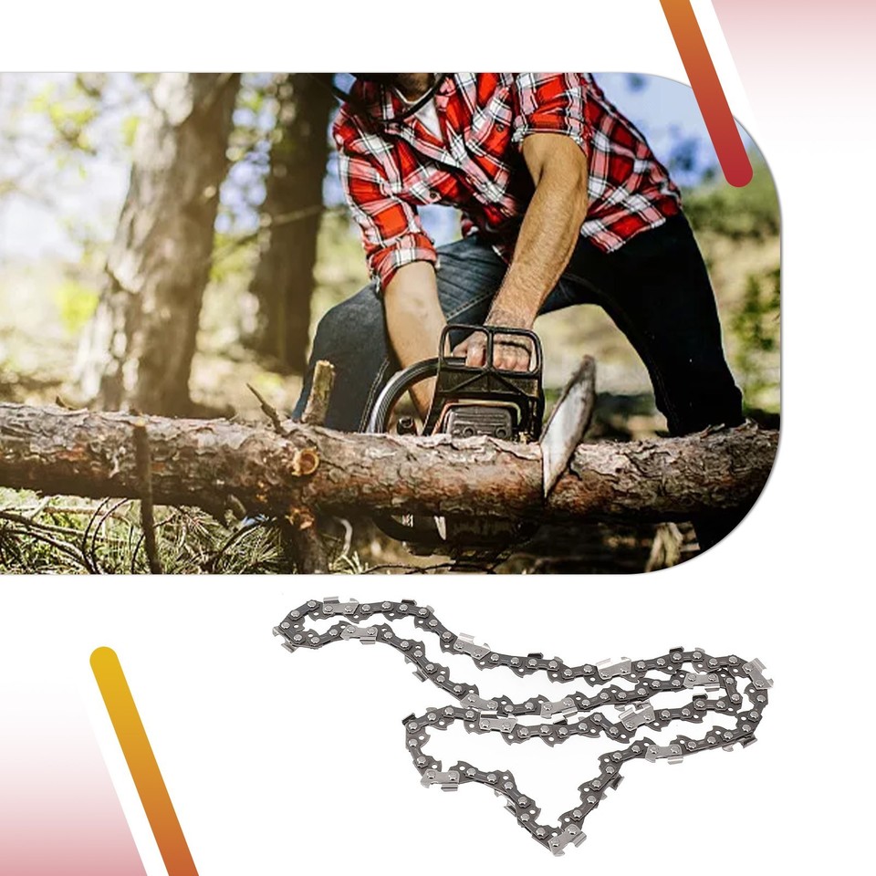 Saw Chain Accessory High Reliability Tool Steel White & Black 3/8 LP ...