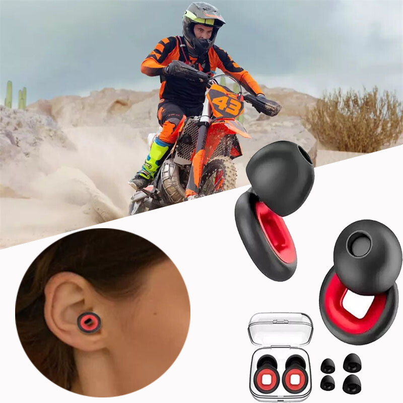 Ear Plugs Motorcycle Motorcycle Ear Plugs Wind Sleep 24 DB Decline Wind ...