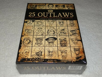25 Outlaws - Old West Poker with Outlaw Rules Artwork by Dave Matthews ...