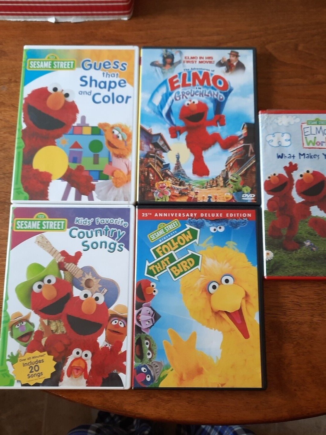 Sesame Street- DVD set Elmo and Big Bird, 123 Sesame Street | eBay