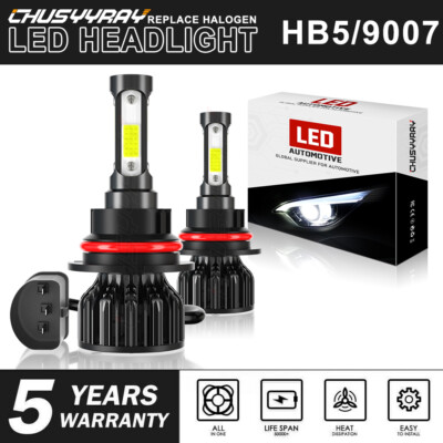 For Mazda B2300 B3000 B4000 1994-2008 White LED Headlight Hi/Lo Beam ...