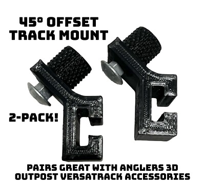 Tracker Boats Versatrack 45° Degree Offset Mount- 2pc - Galvanized ...