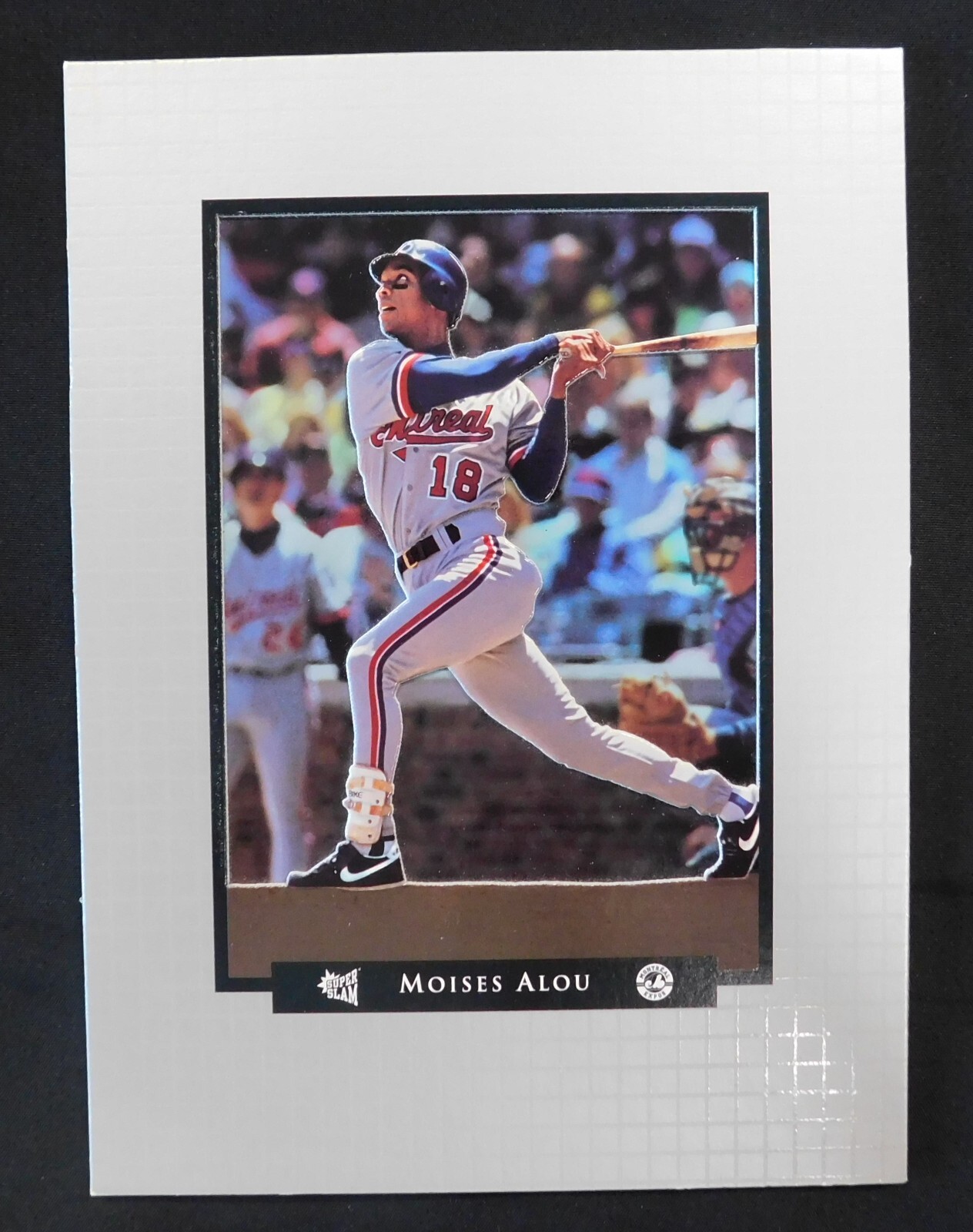 Moises Alou 1994 Super Slam Premier Edition 7.5X5.5 Stand Up Card ...