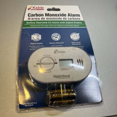 Kidde Night Hawk Carbon Monoxide Alarm Digital Display - Model KN-COPP ...