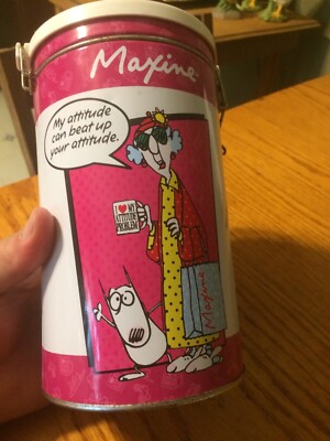 Hallmark Maxine Commemorative Locking Tin Can Canister Attitude Gifts ...