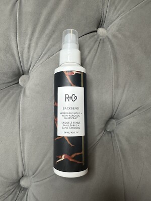 R+Co Backbend Workable Hold + Non Aerosol Hairspray 4.2oz/124ml FAST ...