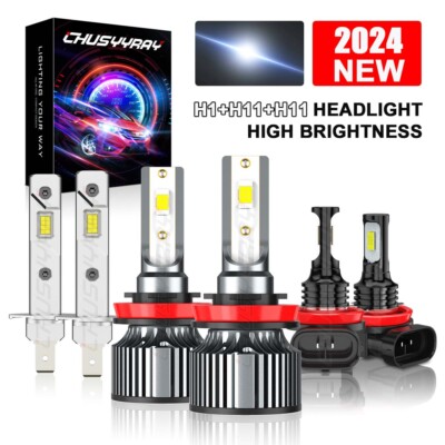 For 2011-2013 KIA Optima Led Headlight Hi/Lo+Fog light Combo Bulbs ...